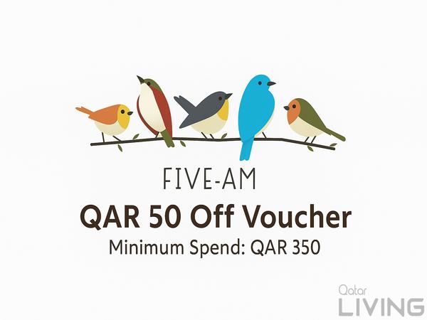 QAR 50 Off Voucher